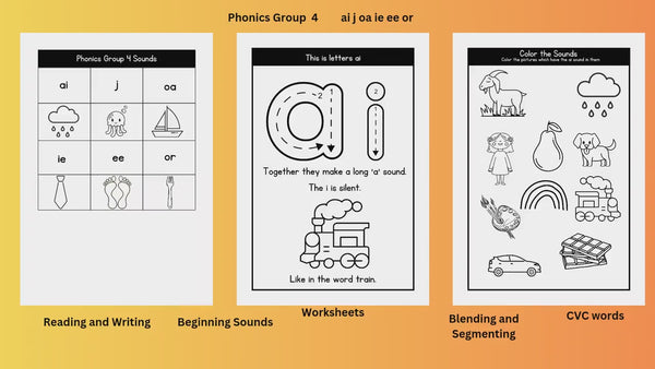 Jolly Phonics Group 4 Worksheets PDF – magicalminikids